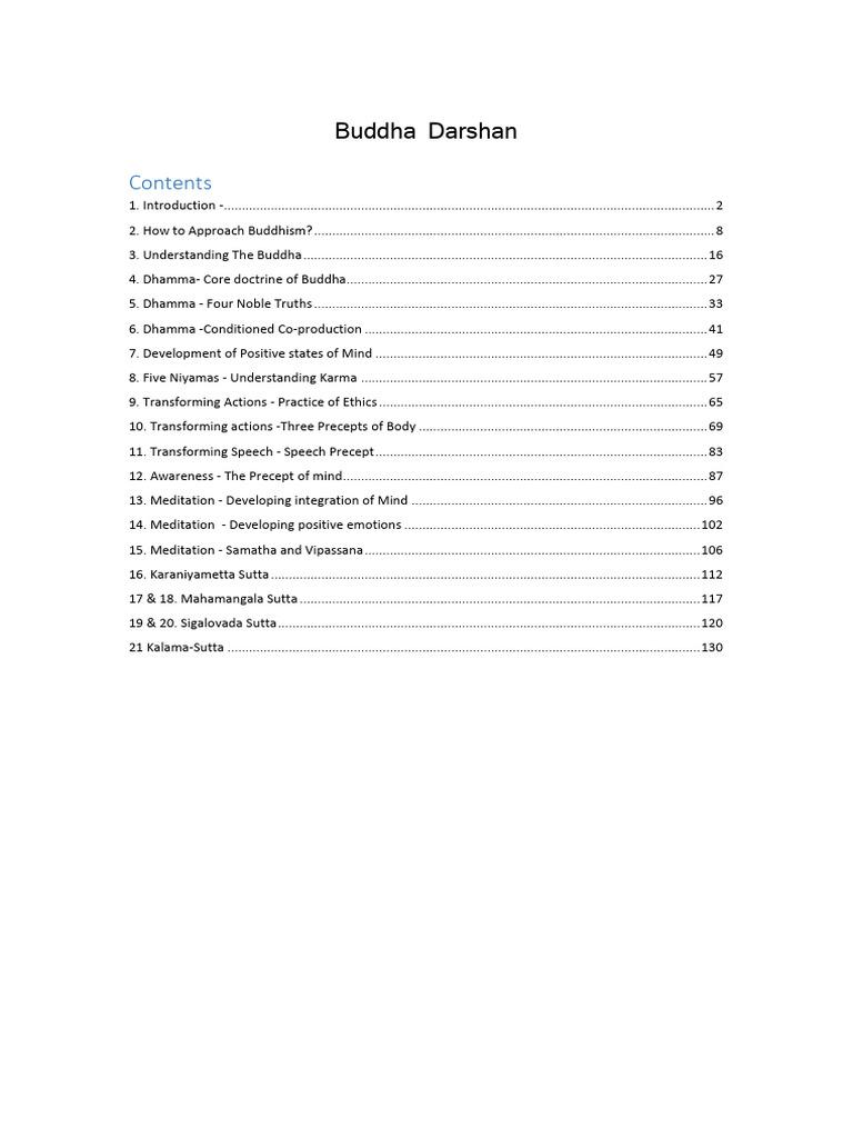 Buddha Darshan | PDF | Enlightenment In Buddhism | Tibetan Buddhism