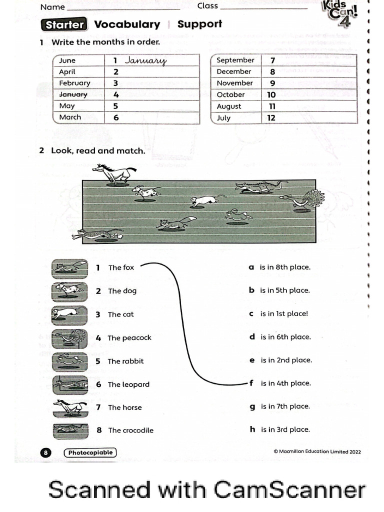 4°A e B Worksheets Units 1 & 2 | PDF