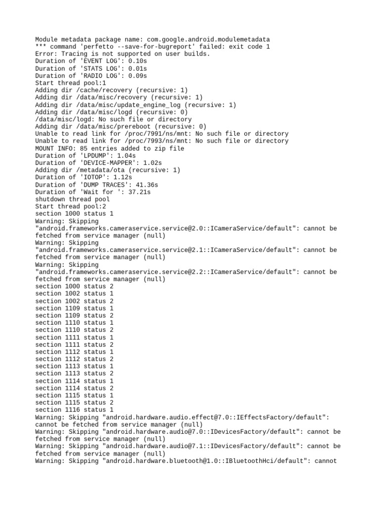 Bugreport P720F05 - 2 TP1A.220624.014 2024 04 23 12 10 11 Dumpstate - Log 7910 | PDF | Computer ...