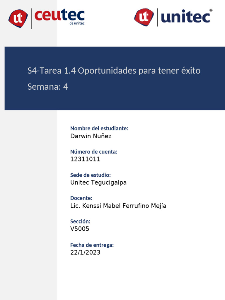 Tarea 1.1_Darwin Castillo_12311011 | PDF