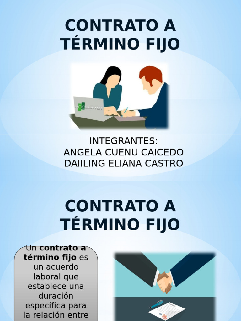 Contrato A Término Fijo | PDF