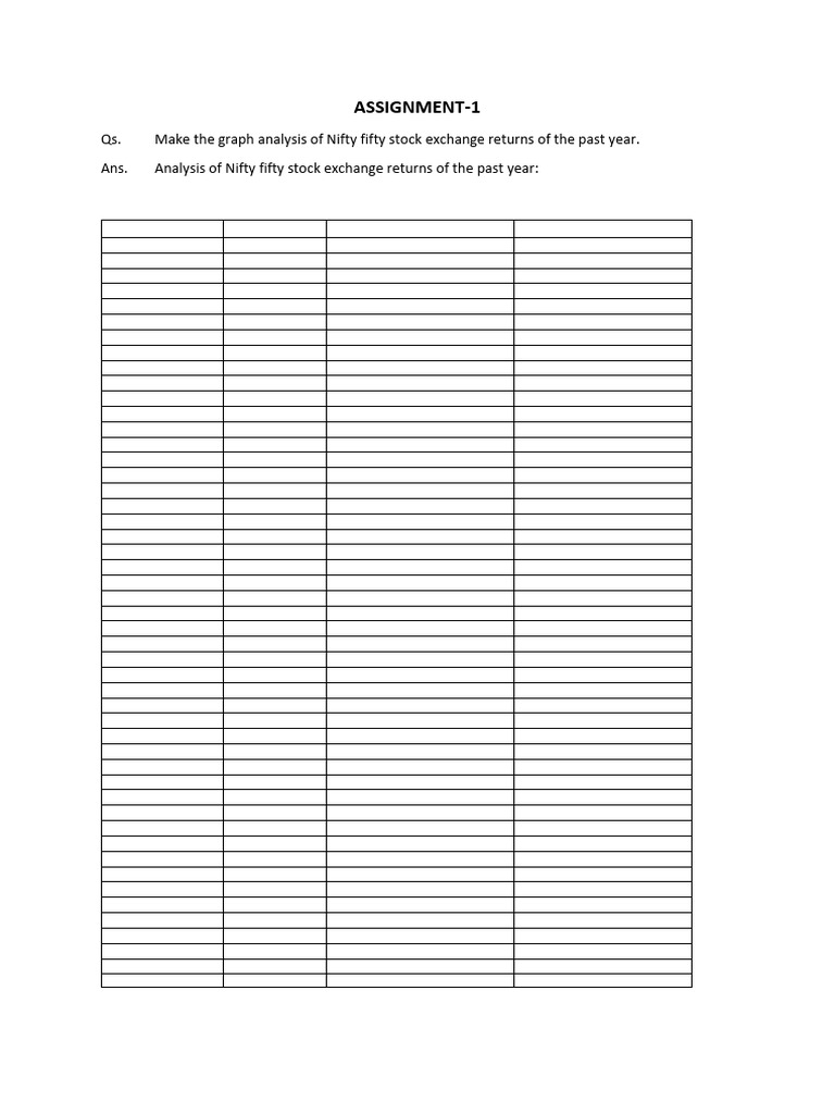 Financial Literacy Assignment | PDF | Knowledge Economy | Stock Market