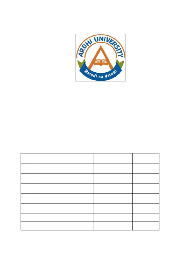 Ardhi University CP | PDF