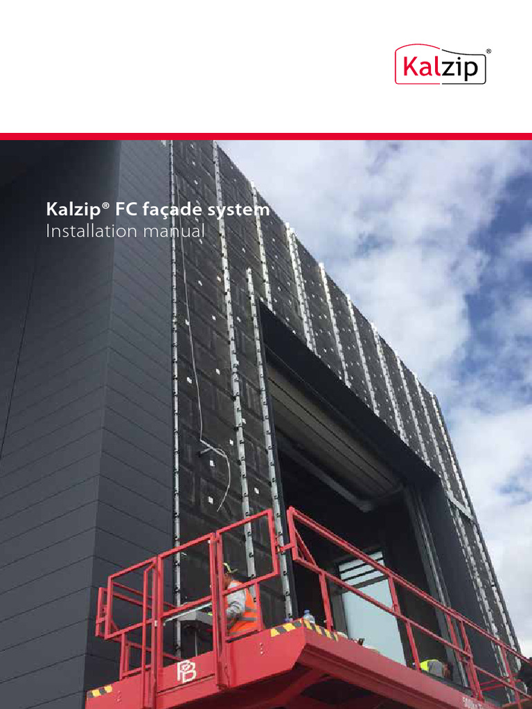 Kalzip FC Fassadensystem - Montageanleitung 1119 | PDF | Pallet | Length