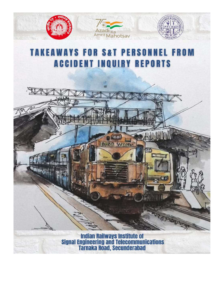 Takeaways For S T Personnel From Accedent Enquiry Reports | PDF | Train ...