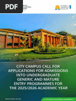 Call For Applications For Admission Into LUANAR Postgraduate Programmes ...