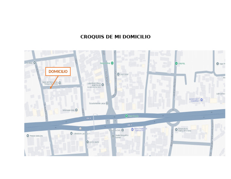 Croquis de Mi Domicilio | PDF