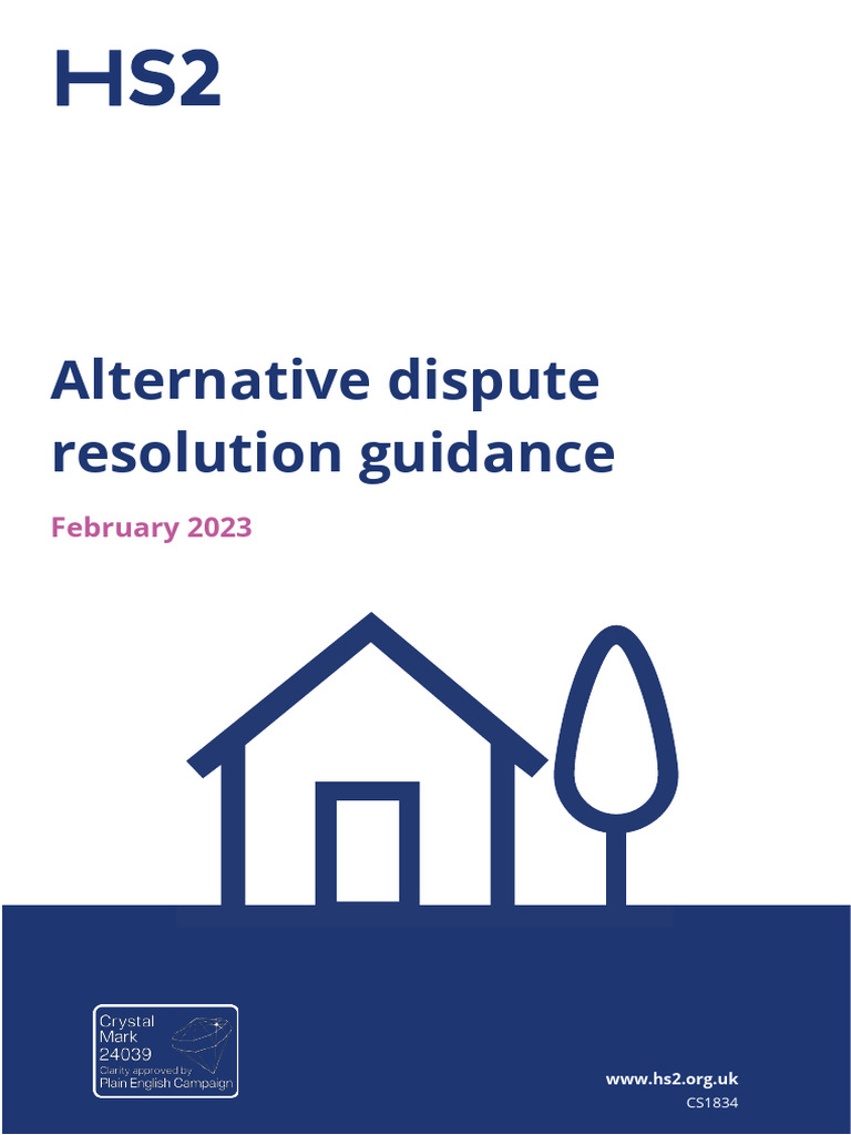 Alternative Dispute Resolution Guidance | PDF | Alternative Dispute Resolution | Mediation