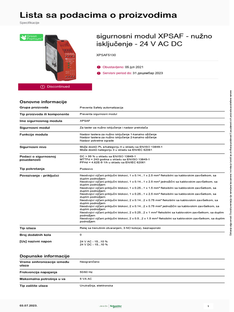 Preventa XPS_XPSAF5130 | PDF