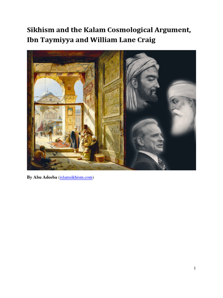 Sikhism and The Kalam Cosmological Argum | PDF | Transcendence ...