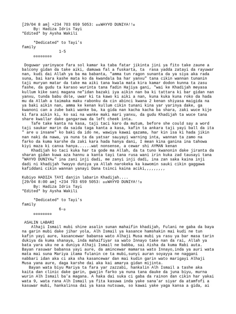 Wayyo Duniya Complete-1-1 | PDF