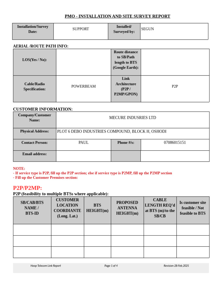 Pmo Mecure Industries Report | PDF | Radio | Information And ...