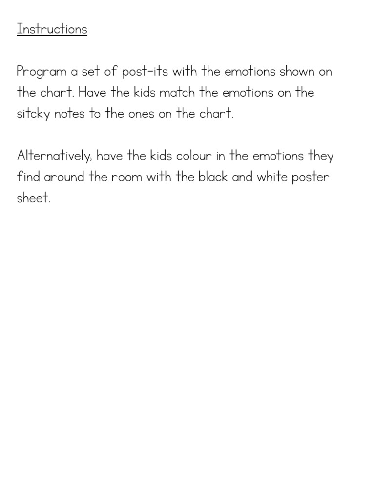 Color-Coded Emotions Activity Guide | PDF
