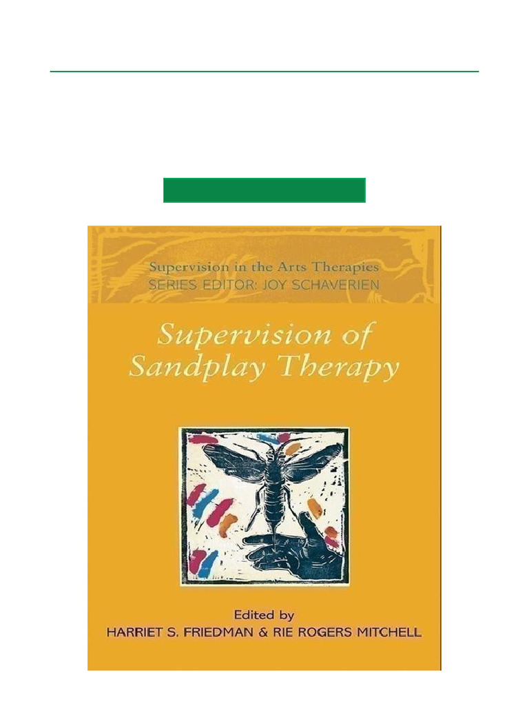 Supervision in Sandplay Therapy | PDF | Play Therapy | Psychotherapy