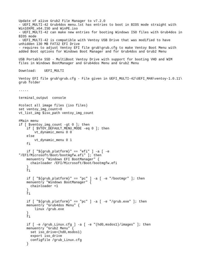 Ventoy & Windows Bootloader Wimbaerts Usb Format | PDF | File System ...