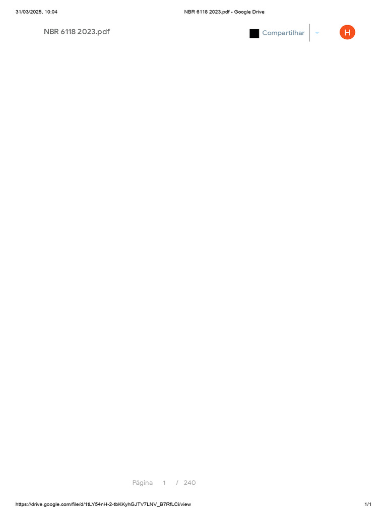 NBR 6118 2023.PDF - Google Drive | PDF