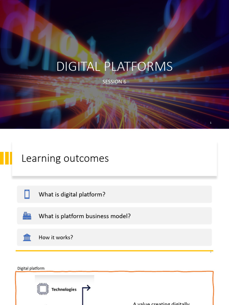 session 6_ in class ppt digital platforms | PDF | Social Media Marketing | Marketing