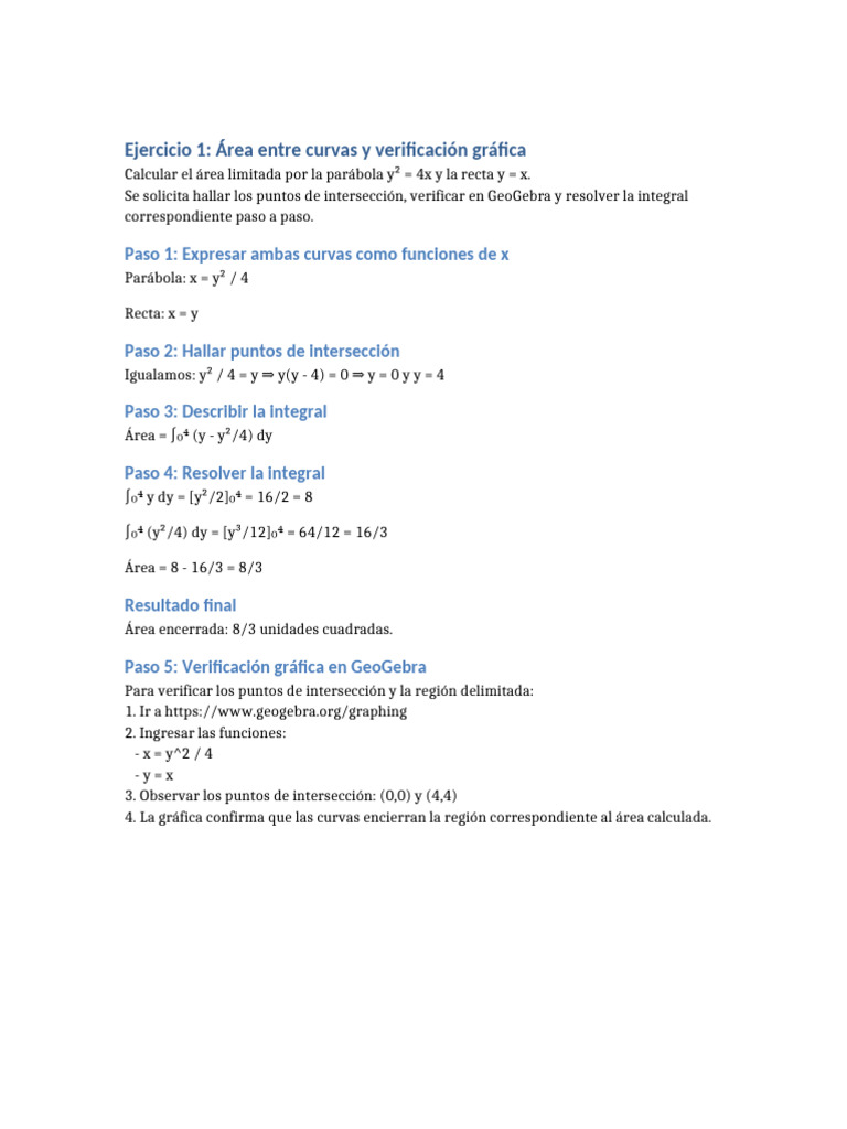 Ejercicio1_Integral_y_Verificacion_GeoGebra | PDF