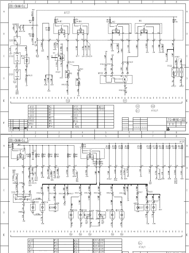 Esquema Eléctrico C7H - Sin VCU - Español (61 Páginas en Total) | PDF | Cambiar | Eje