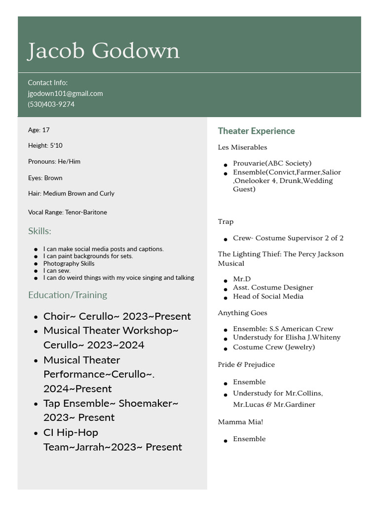Godown,Jacob-Resume | PDF