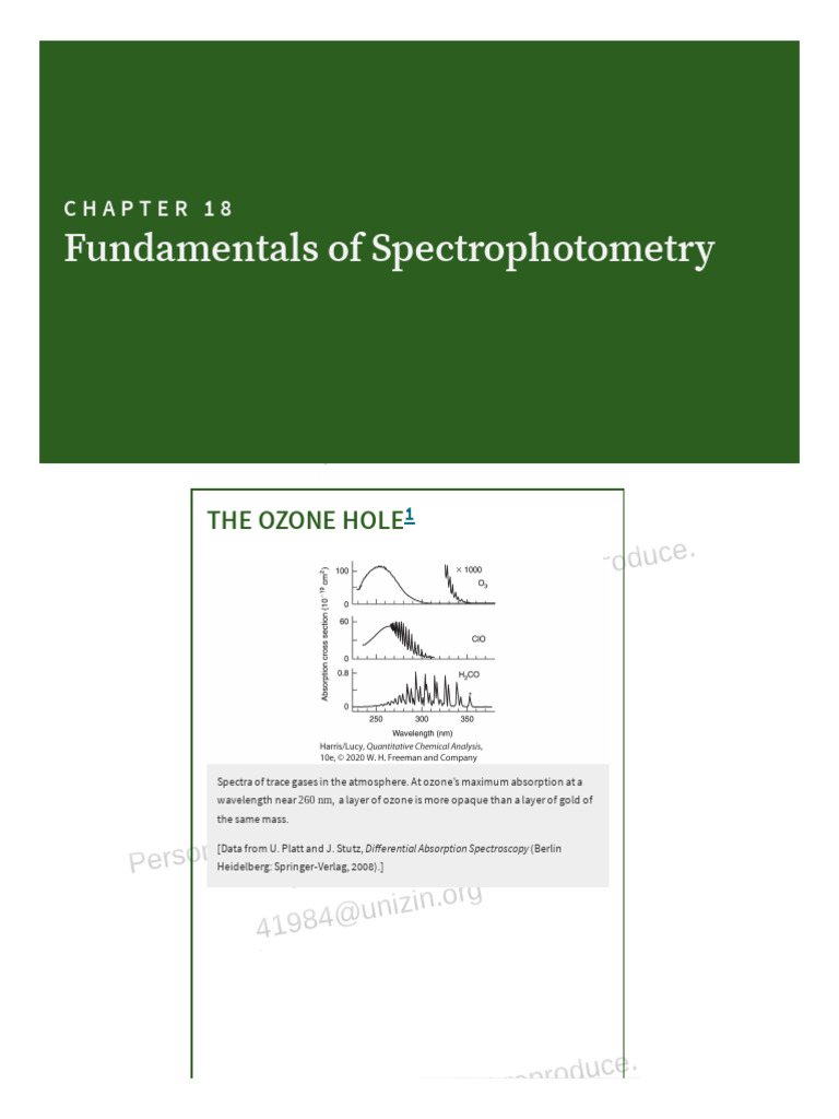 Ch 18 | PDF | Electromagnetic Radiation | Absorbance