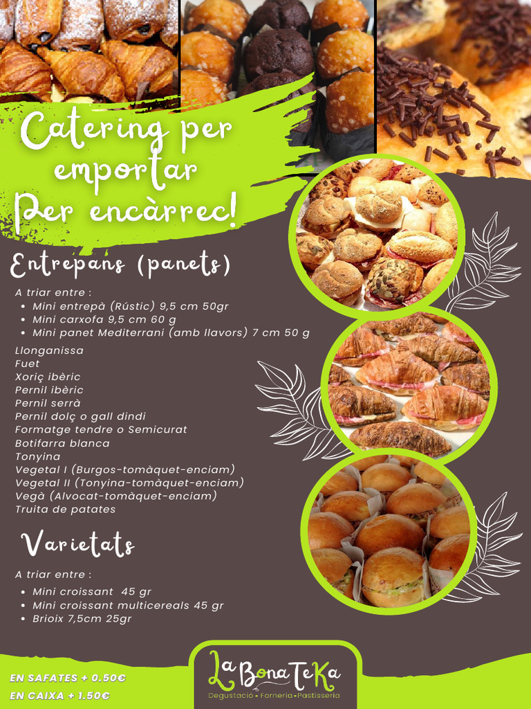 Promoció Catering Sense Preus (2025) | PDF