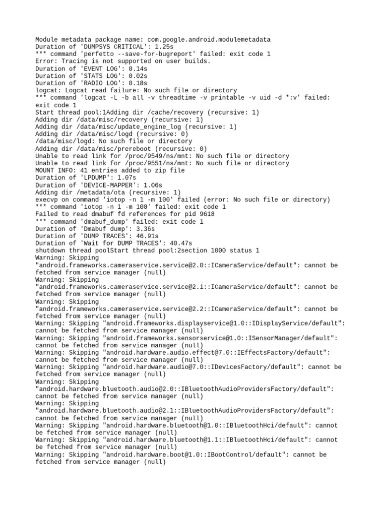 Bugreport X6516 GL SP1A.210812.001 2024 10 13 16 50 25 Dumpstate - Log 9503 | PDF | System ...