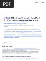 ISO 22313 - 2020 (En), Security and Resilience - Business Continuity ...