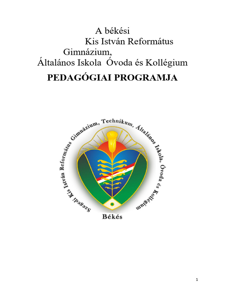 Pedagógiai Program 2024 | PDF