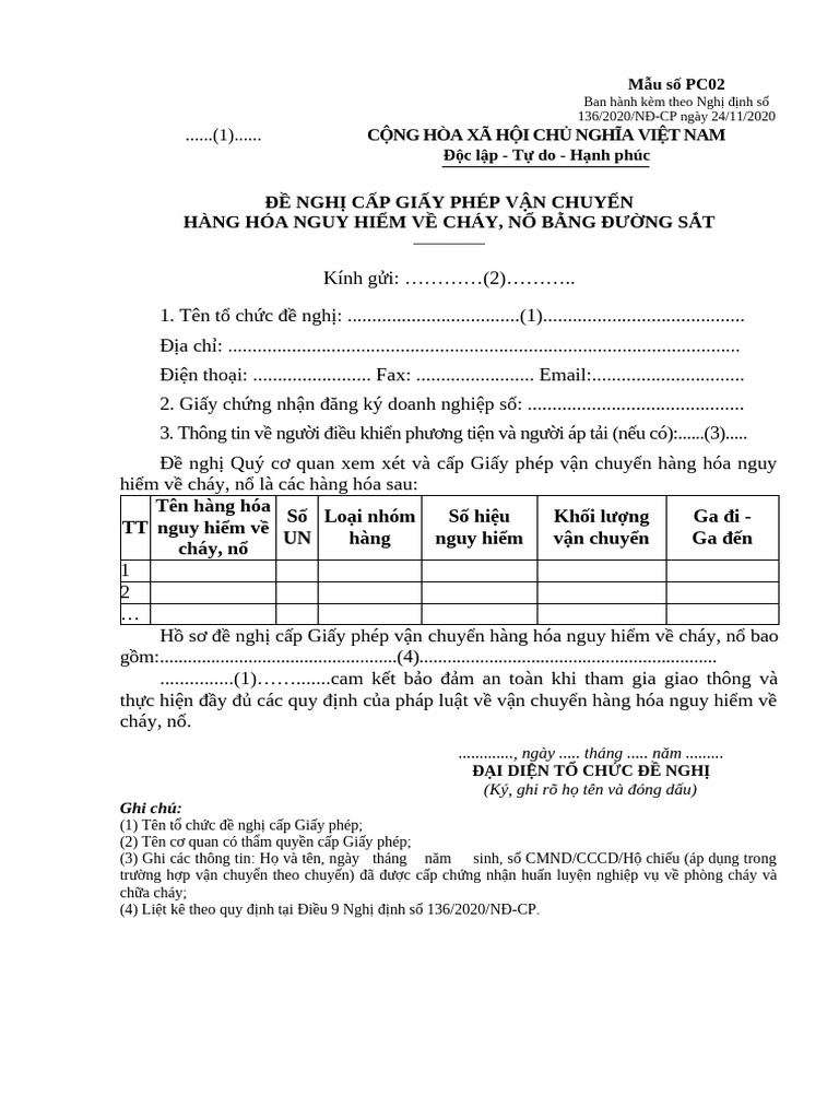 Cac Bieu Mau TTHC Ve PCCC | PDF