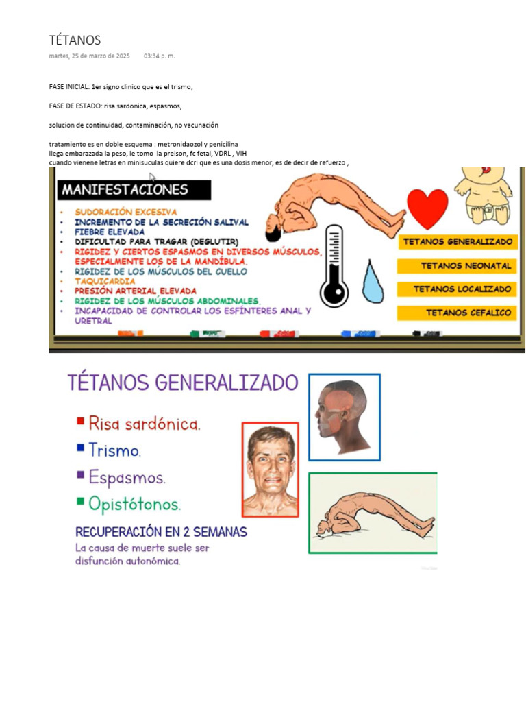 TÉTANOS | PDF