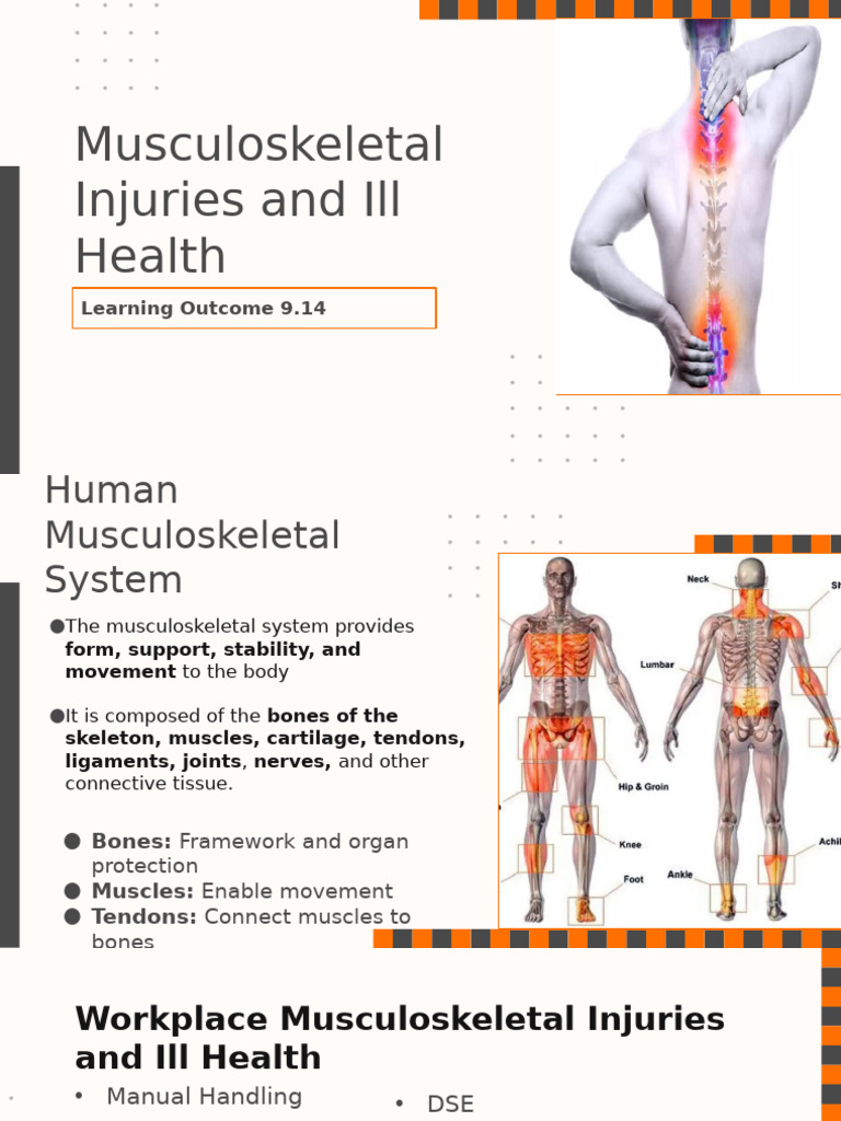 Musculoskeletal Injuries and Ill Health | PDF | Human Musculoskeletal ...