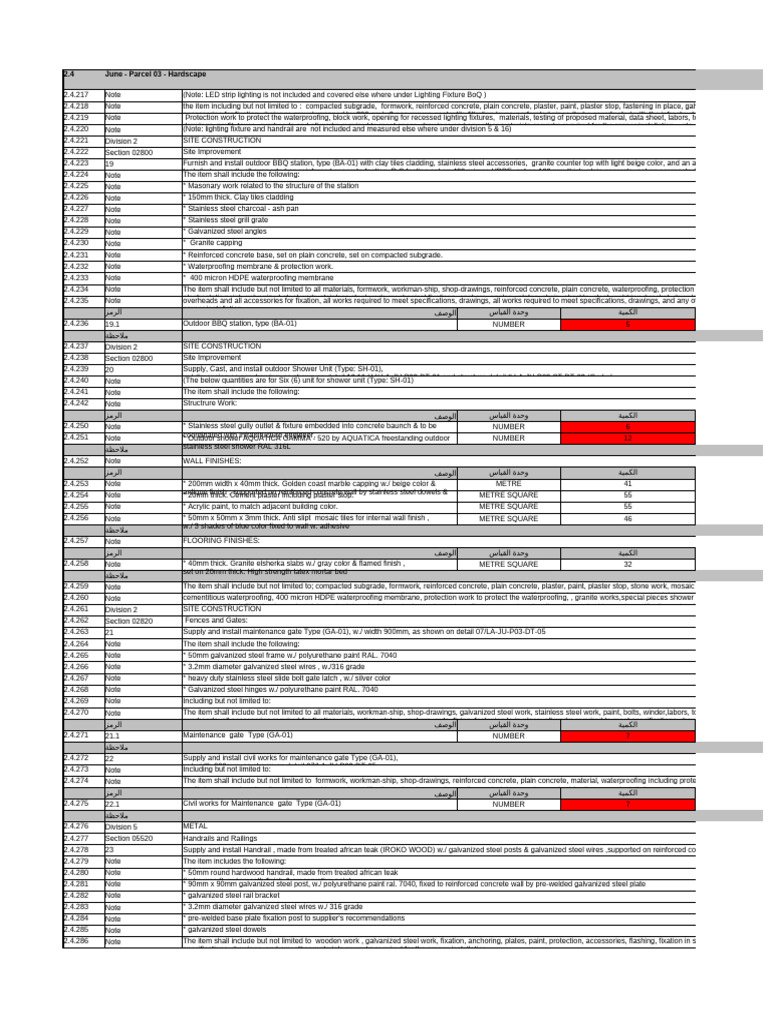 June_ -Parcel 03 & 05 Sign Mark | PDF | Concrete | Reinforced Concrete