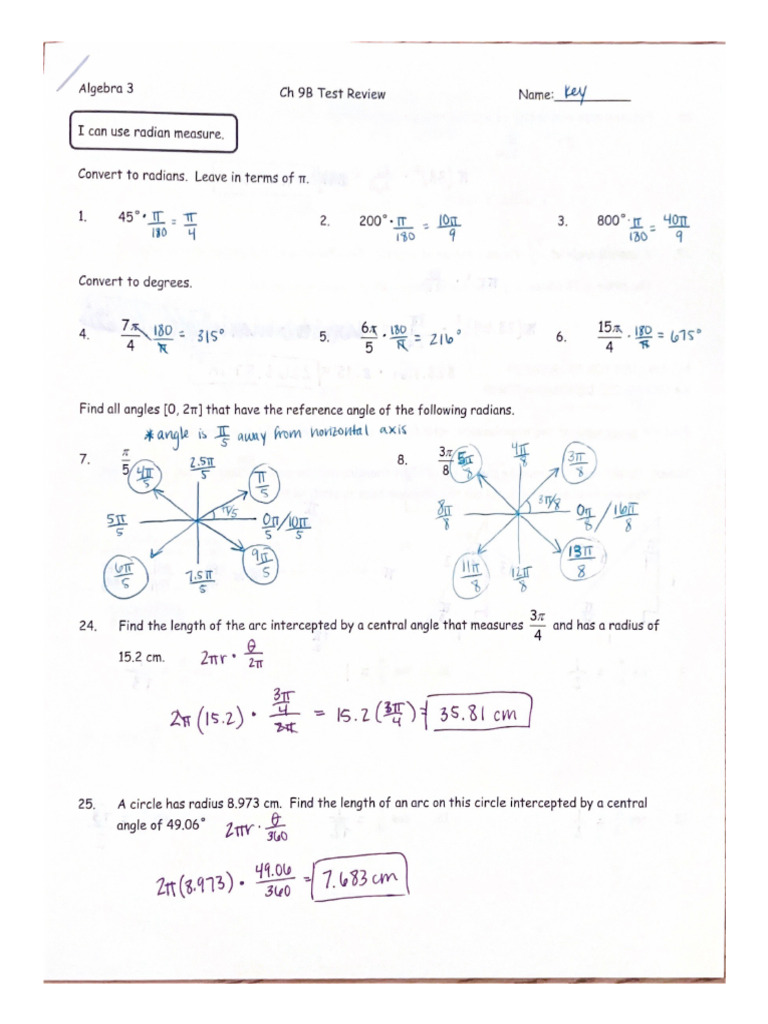 Unit 9B Review | PDF