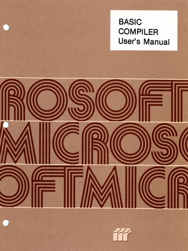03-BASIC Compiler User's Manual | PDF | Library (Computing) | Programming