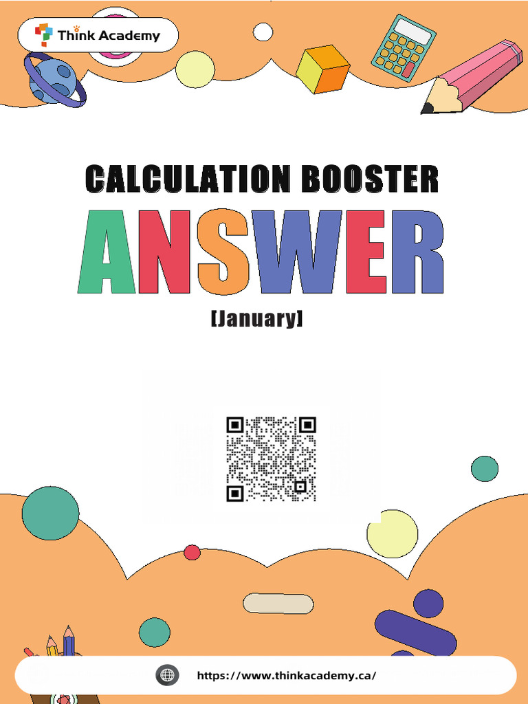 Calculation Booster 2 Answer Sheet | PDF