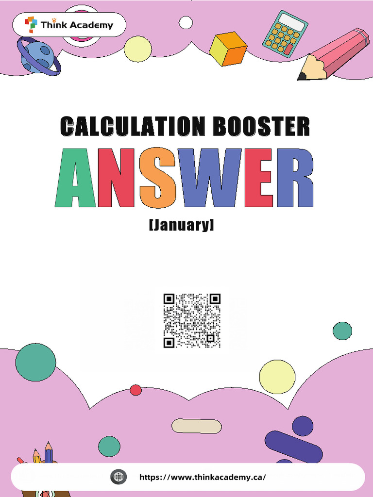 Calculation Booster 3 Answer Sheet | PDF