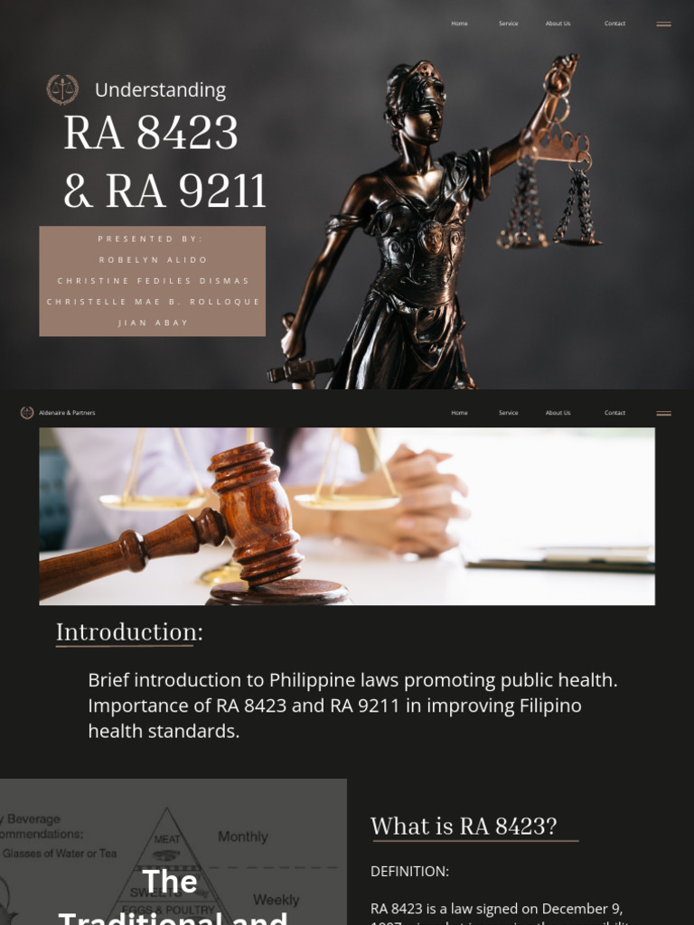 Ra 8423 Ra 9211 PPT - 20241118 - 225816 - 0000 | PDF | Smoking | Public Health