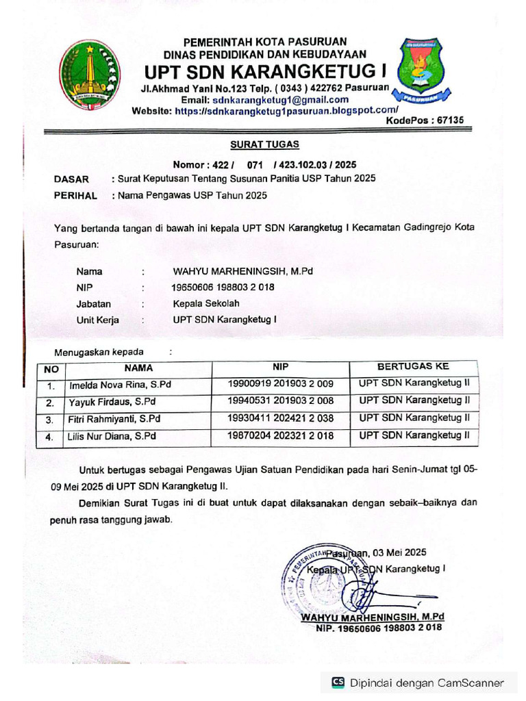 Surat Tugas Compressed | PDF