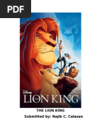 The Lion King Script | PDF