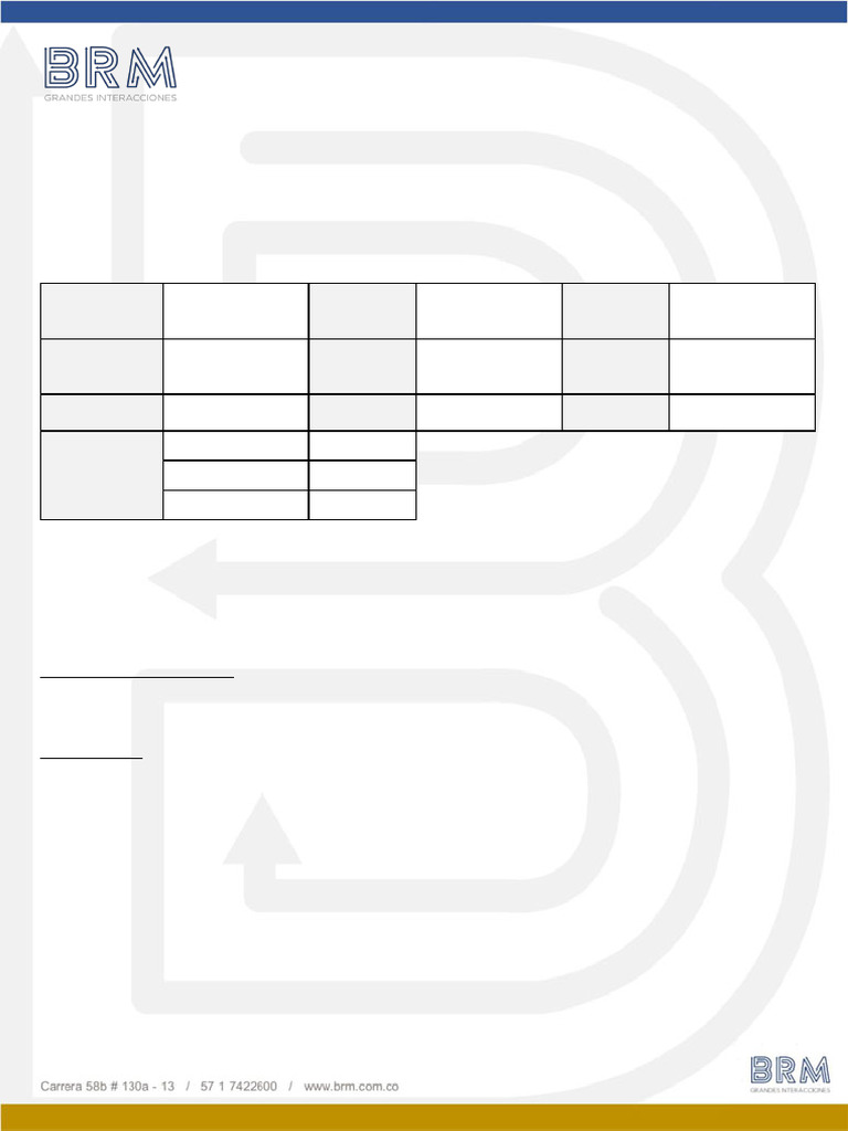Firma BRM | PDF | Salario | Derecho laboral