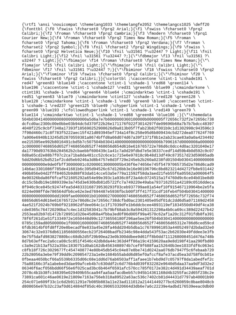 Rich Text Formatting Codes Guide | PDF | Sans Serif Typefaces ...