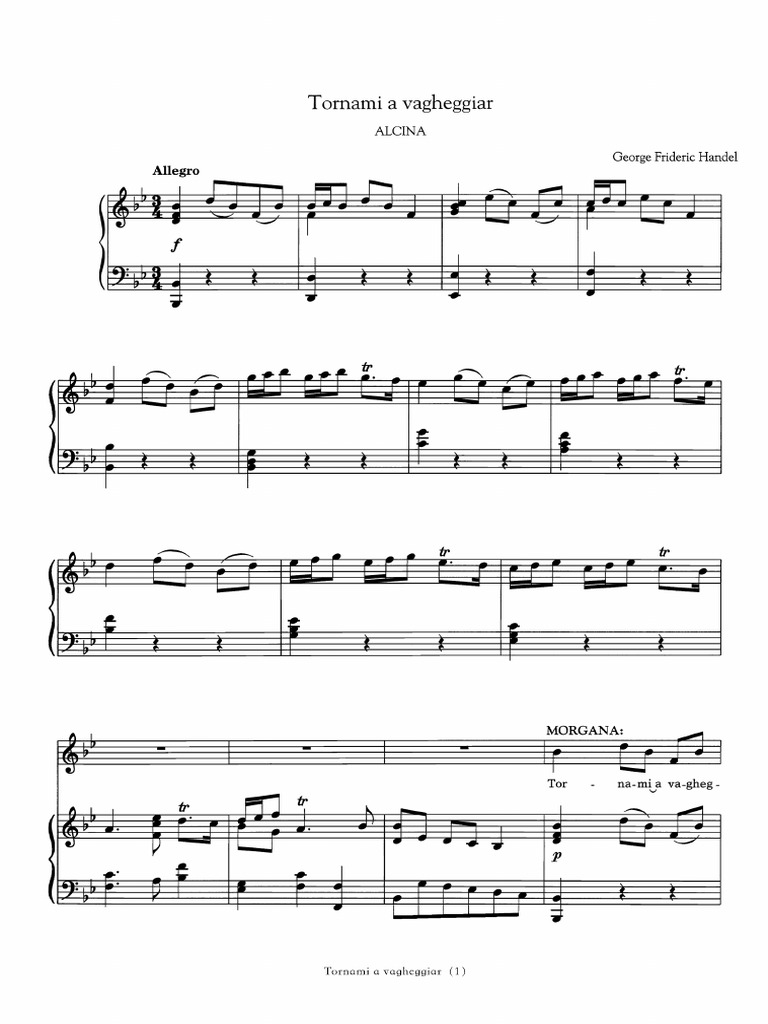 Tornami a Vagheggiar 像从前那样注视我 | PDF