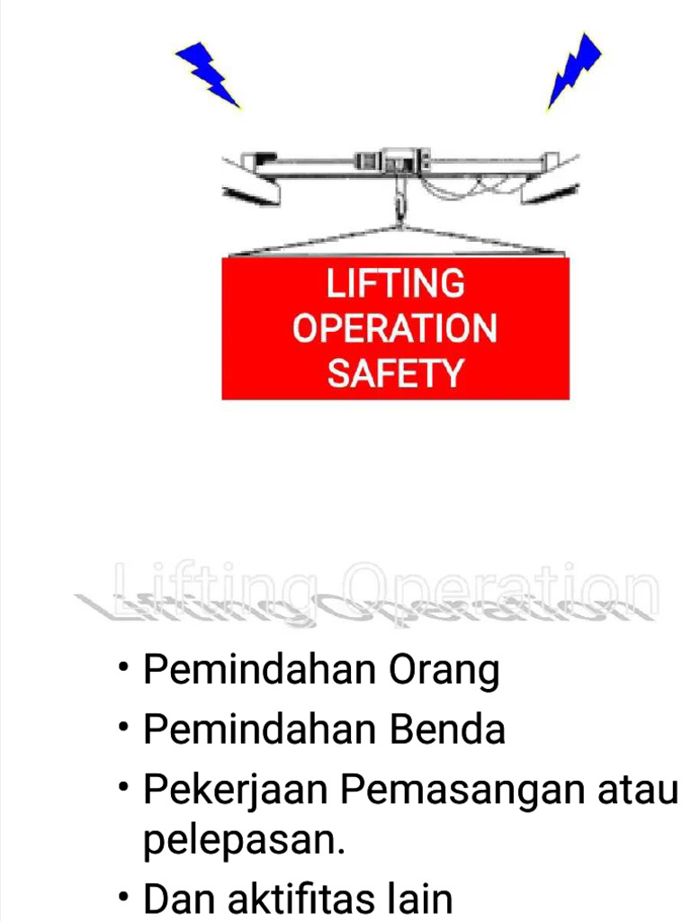 PDF Lifting Operation Safety - Compress | PDF