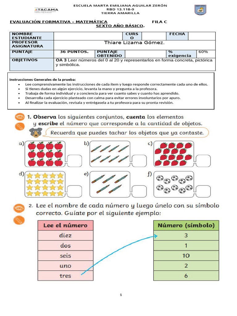 EVALUACIÓN FORMATIVA Maxi Jimenez - Williams Gonzalez | PDF