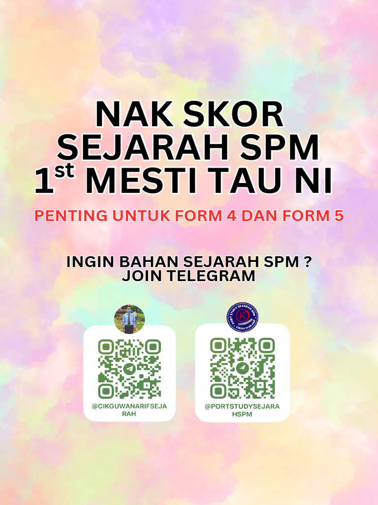 Format SPM Sejarah 1249 PDF | PDF