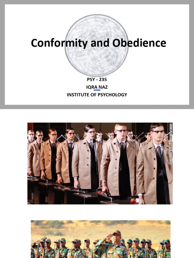 Conformity and Obedience | PDF | Conformity | Group Processes