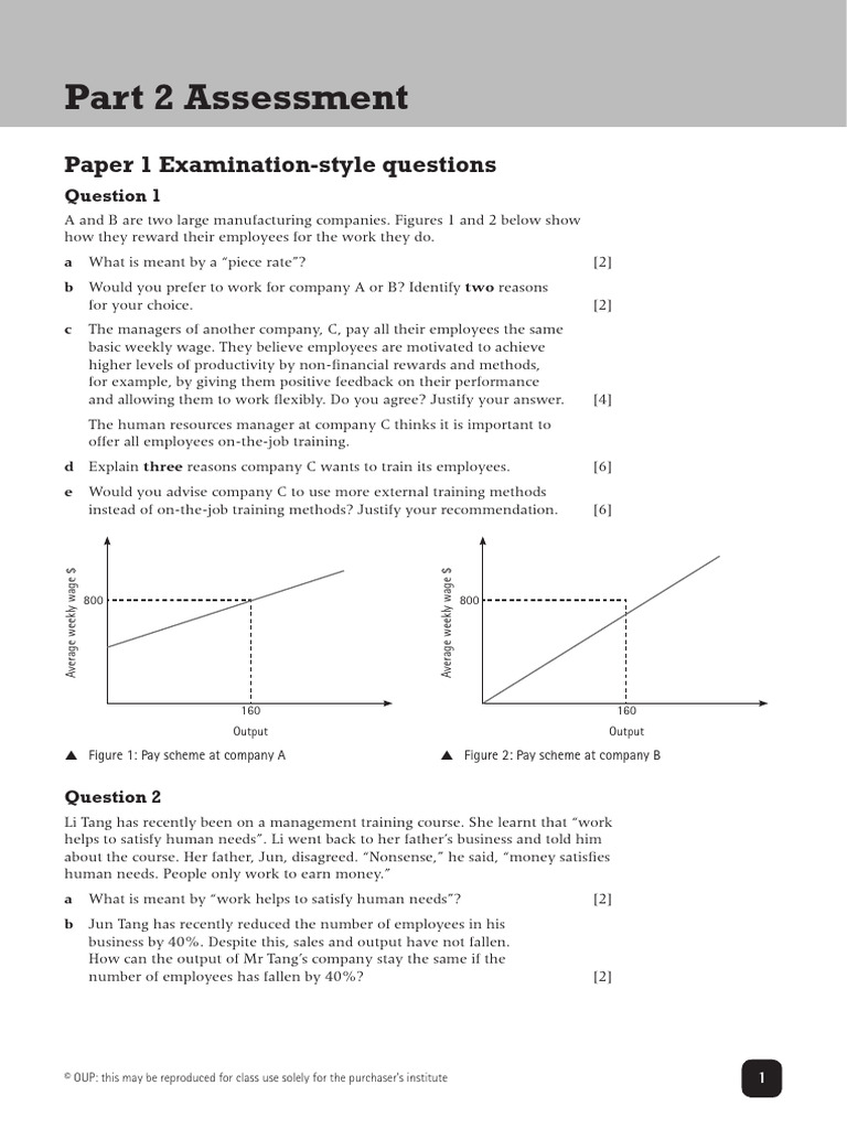 Part2 Assessment Questions | PDF | Employment | Occupational Safety And ...