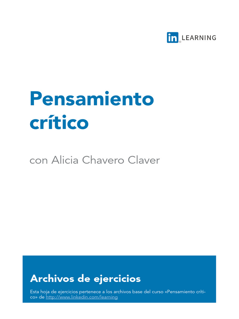 Preguntas Aplicacion Pensamiento Critico | PDF
