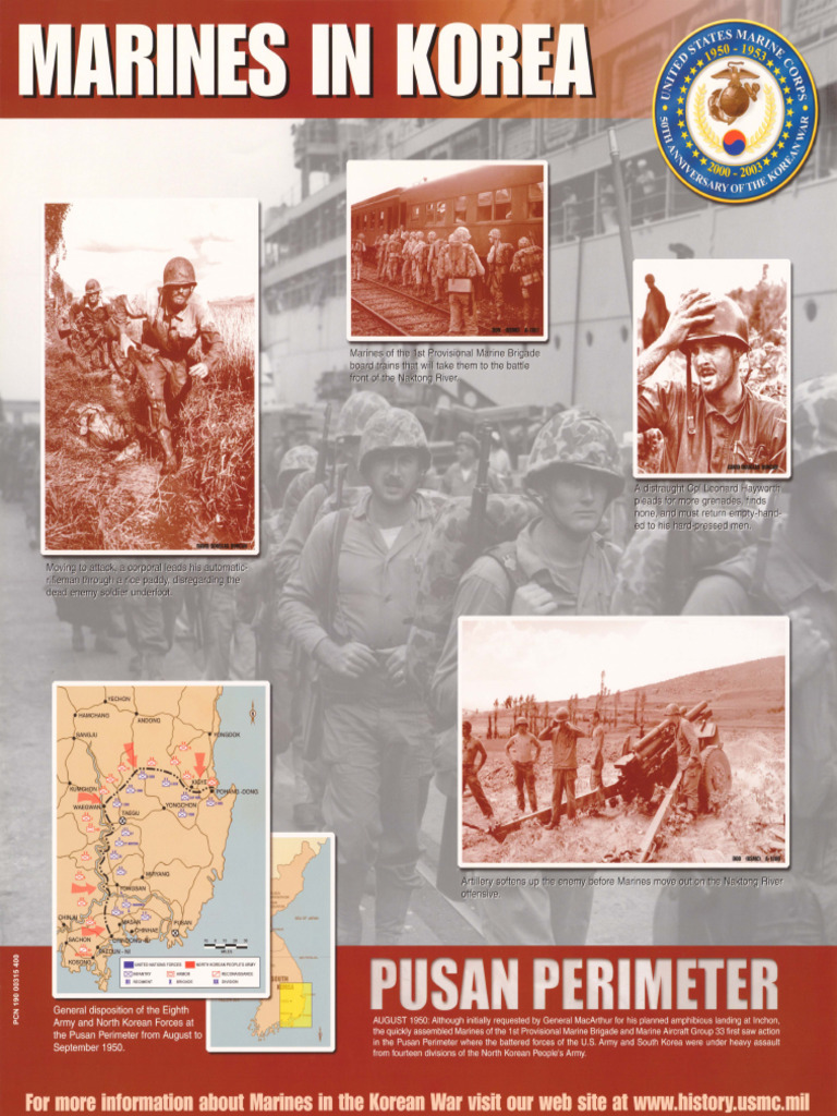 MARINES IN KOREA - PUSAN PERIMETER POSTER PCN 19000315400 | PDF